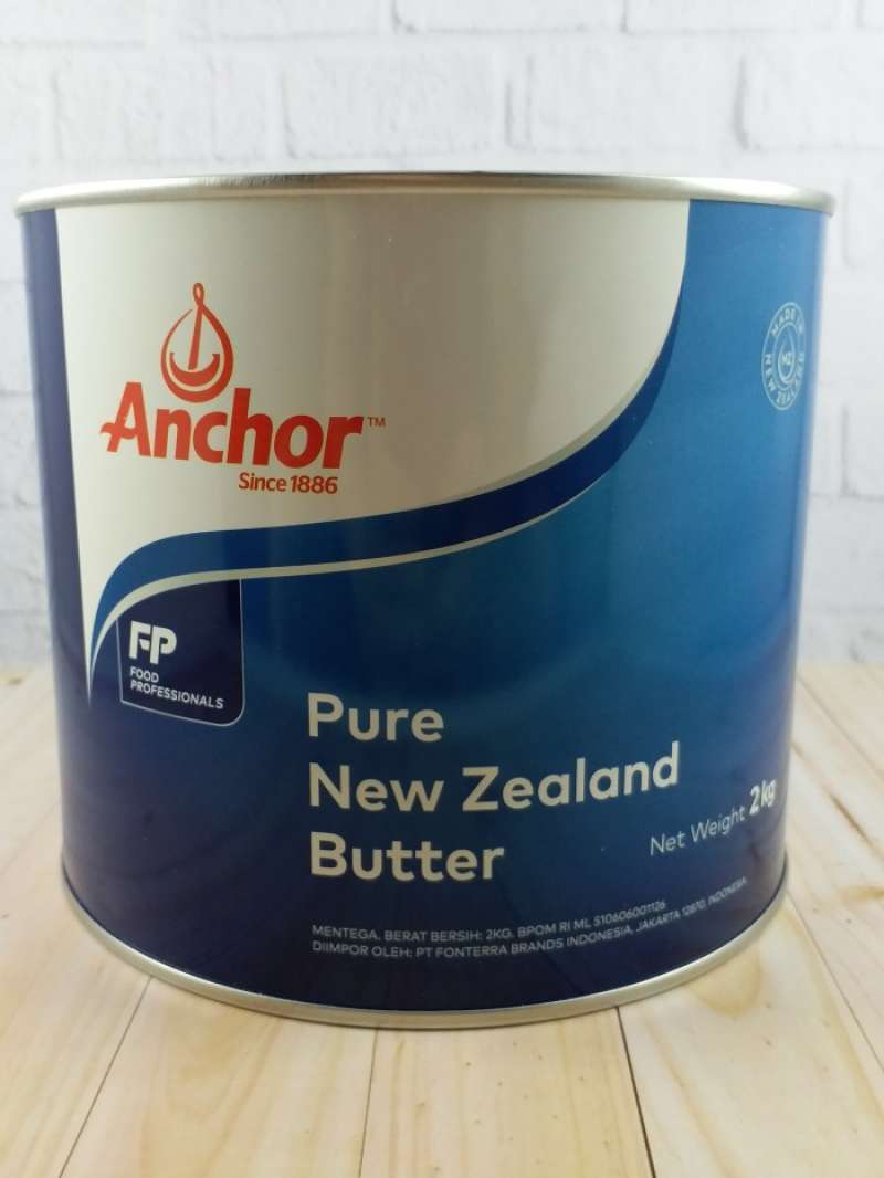 Promo Butter / Mentega Anchor Golden Fern Pure New Zealand Butter 2 Kg ...