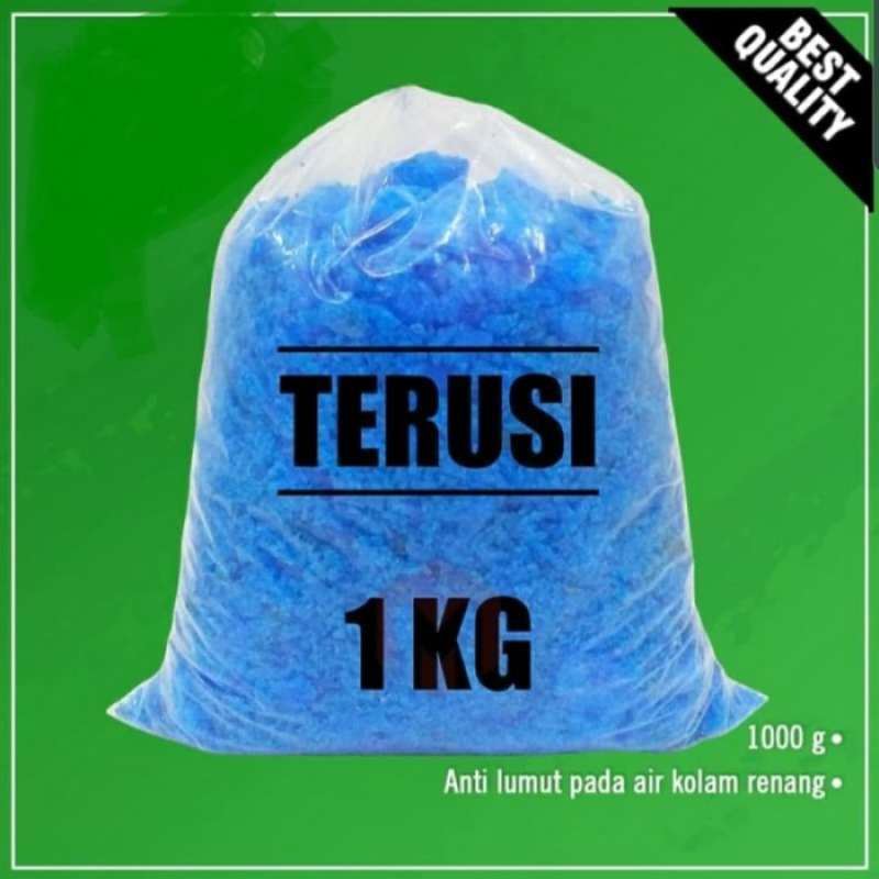 Jual Terusi / Copper Sulfate 1kg / Pembiru Anti Lumut Kolam Renang Di ...