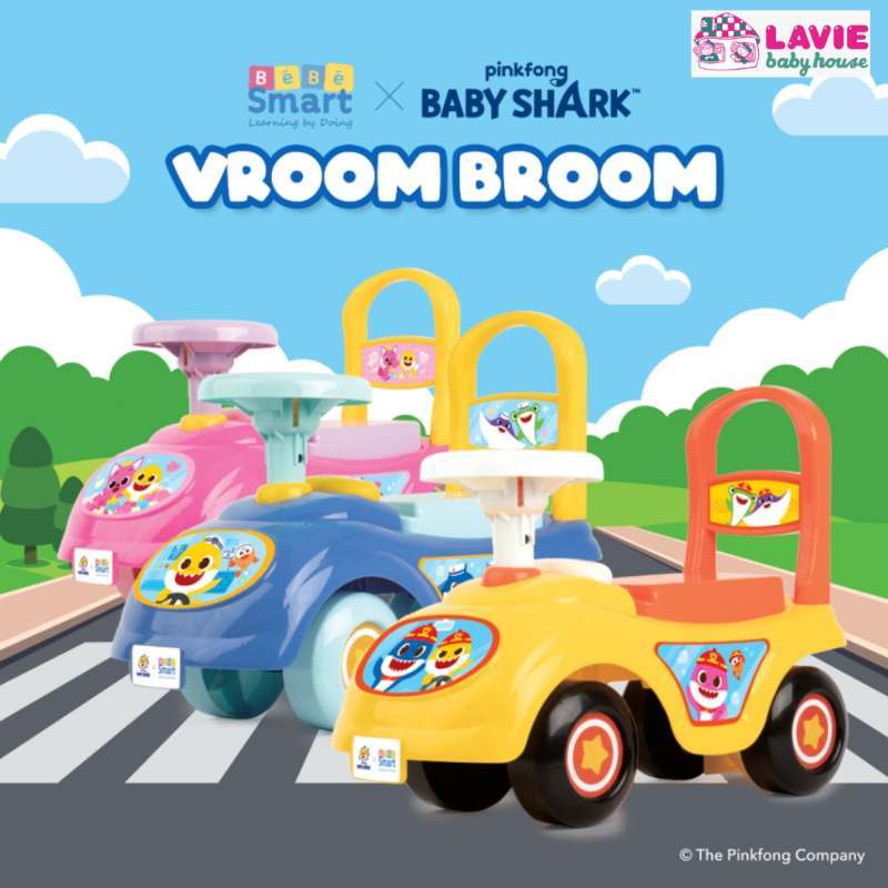 Jual Bebe Smart Vroom Broom Ride On Baby Shark / Mobil Anak Bisa ...
