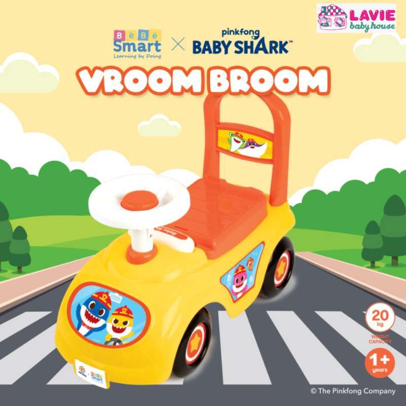 Jual Bebe Smart Vroom Broom Ride On Baby Shark / Mobil Anak Bisa ...