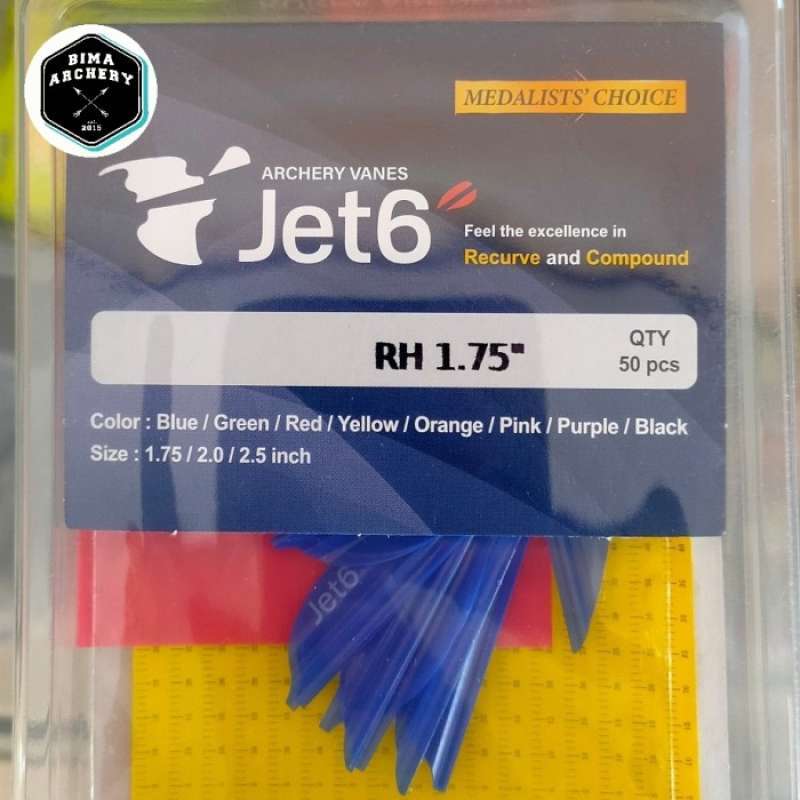 Jual Vanes Ksl Jet 6 Sv Spin Wing Bima Archery Panahan Anak Panah Arrow ...