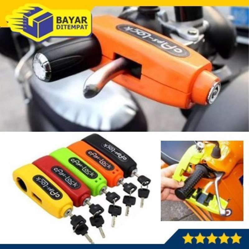 Jual Caps Lock Caps-lock Grip Lock Gembok Kunci Ganda Pengaman Motor ...