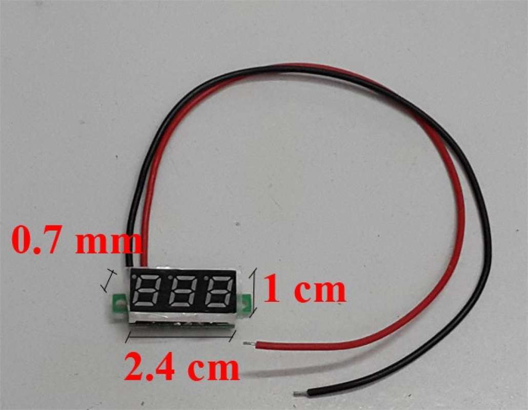 Promo Digital Volt Meter Led Warna Biru Dc 0-32v Diskon 23% Di Seller ...