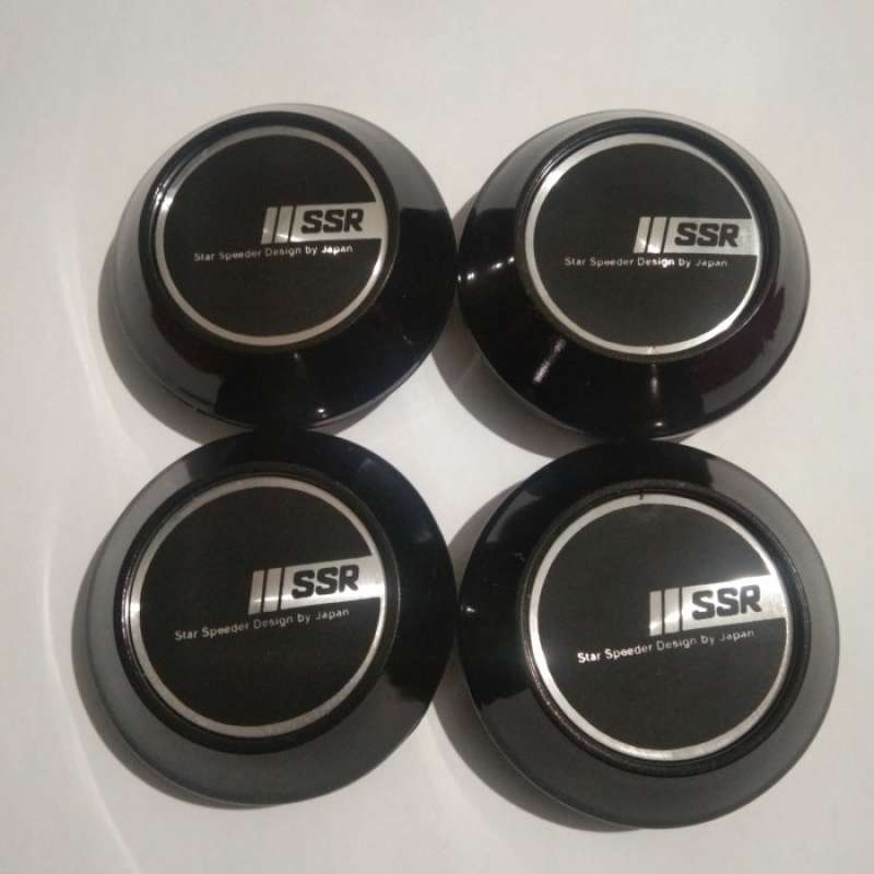Jual Dop Center Velg Logo Ssr. Variasi Kerucut Hitam. Diameter 6,5 Cm ...
