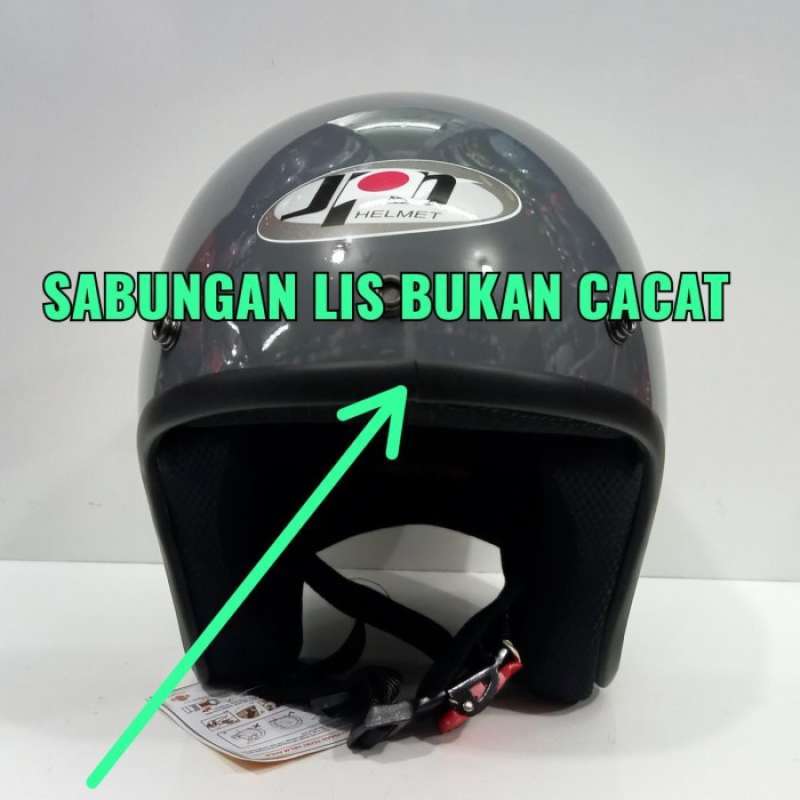 Jual Helm Bogo Jpn Abu Tua Glossy Set Kaca Cembung/kaca Datar - Kc ...
