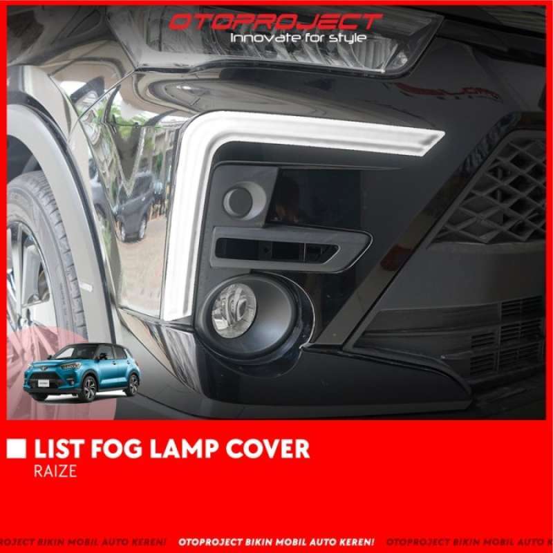Jual List Fog Lamp Cover Car Raize Chrome Otoproject Di Seller ...