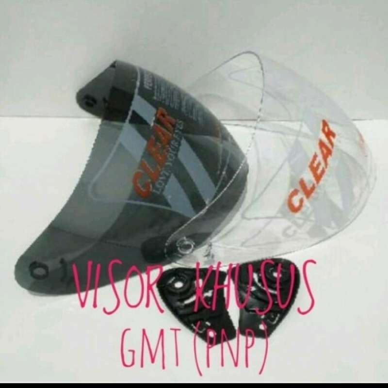 Jual Kaca Khusus Helm Gmt Double Visor Clear Visor Pnp Tinggal Pasang - Silver Di Seller ...