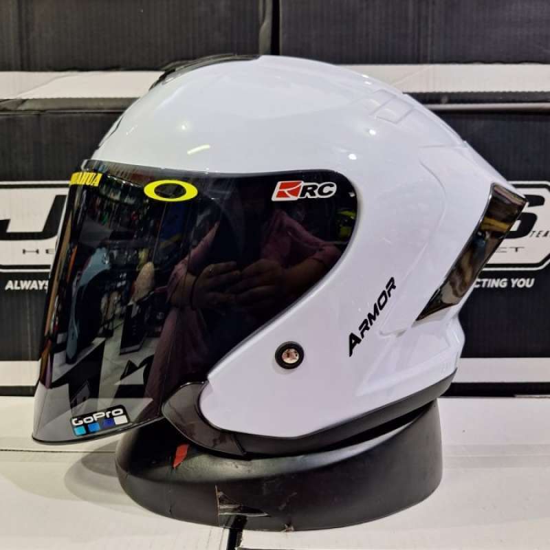 Jual Helm Js Armor Solid Series Paket Ganteng Sni - Grey Doff Xl Di ...