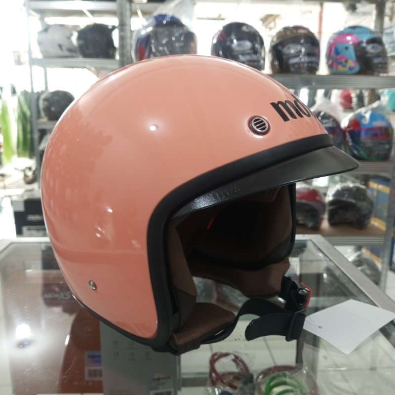Jual Helm Mds Magnum Original || Mds Retro || Mds Bogo - M #1 Black Di ...