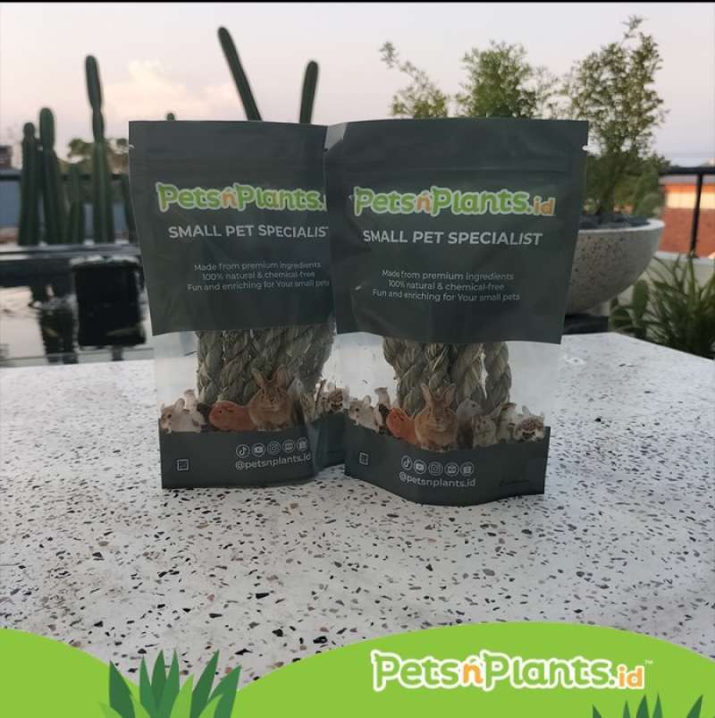 Promo Timothy Hay Grass Twist - Treat Snack Kelinci Chinchilla Guinea ...