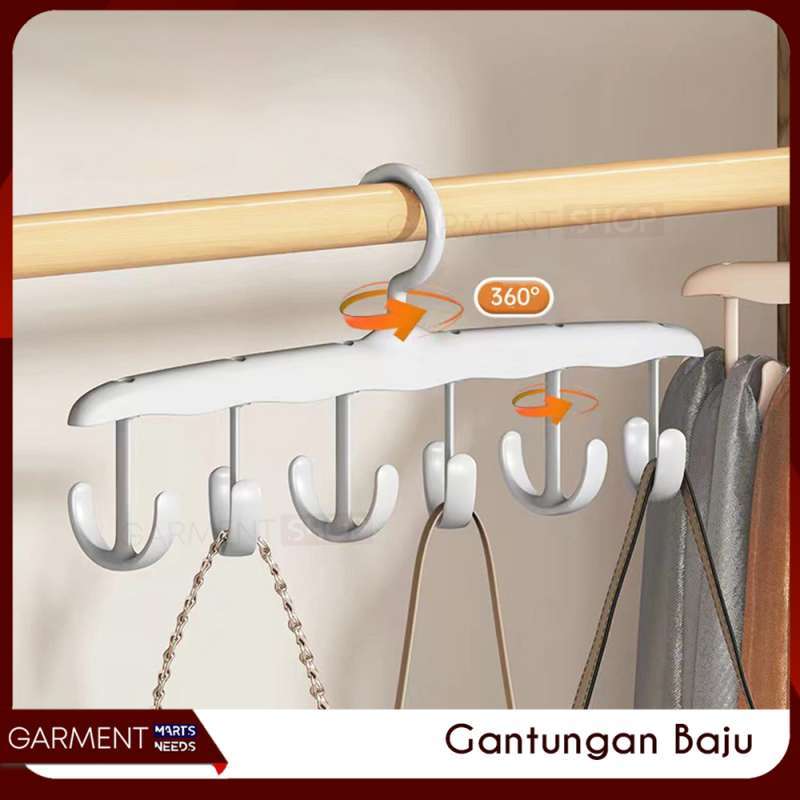 Jual Hanger Cabang Pakaian Baju Celana Topi Inner Wear Organizer Lemari ...