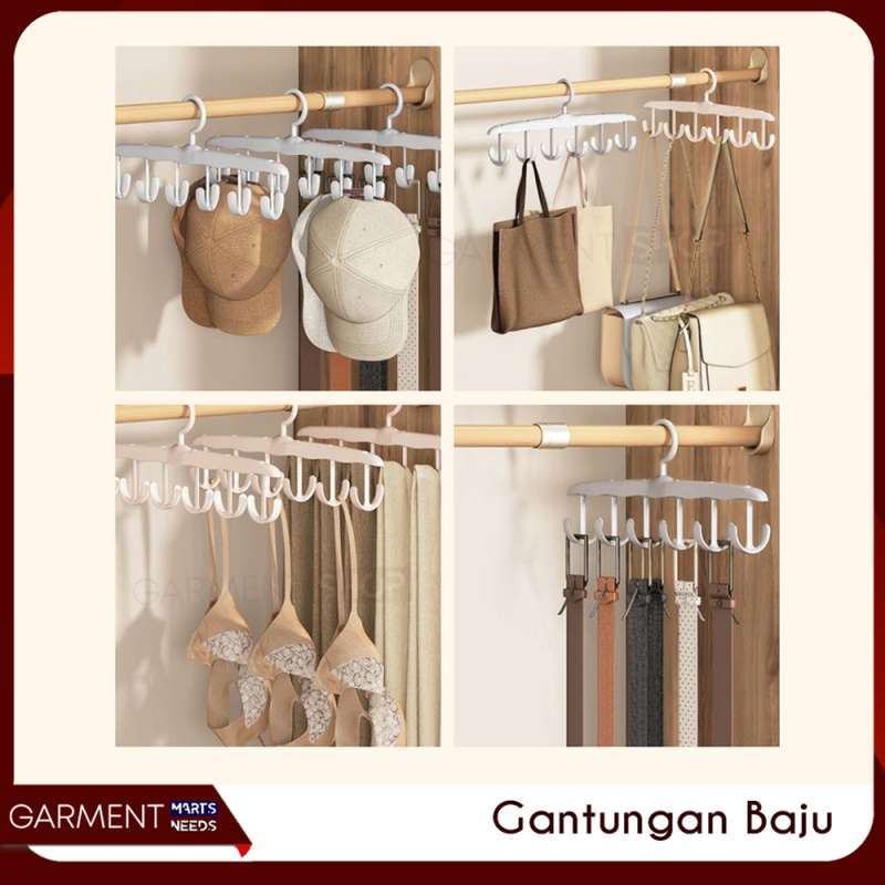 Jual Hanger Cabang Pakaian Baju Celana Topi Inner Wear Organizer Lemari ...