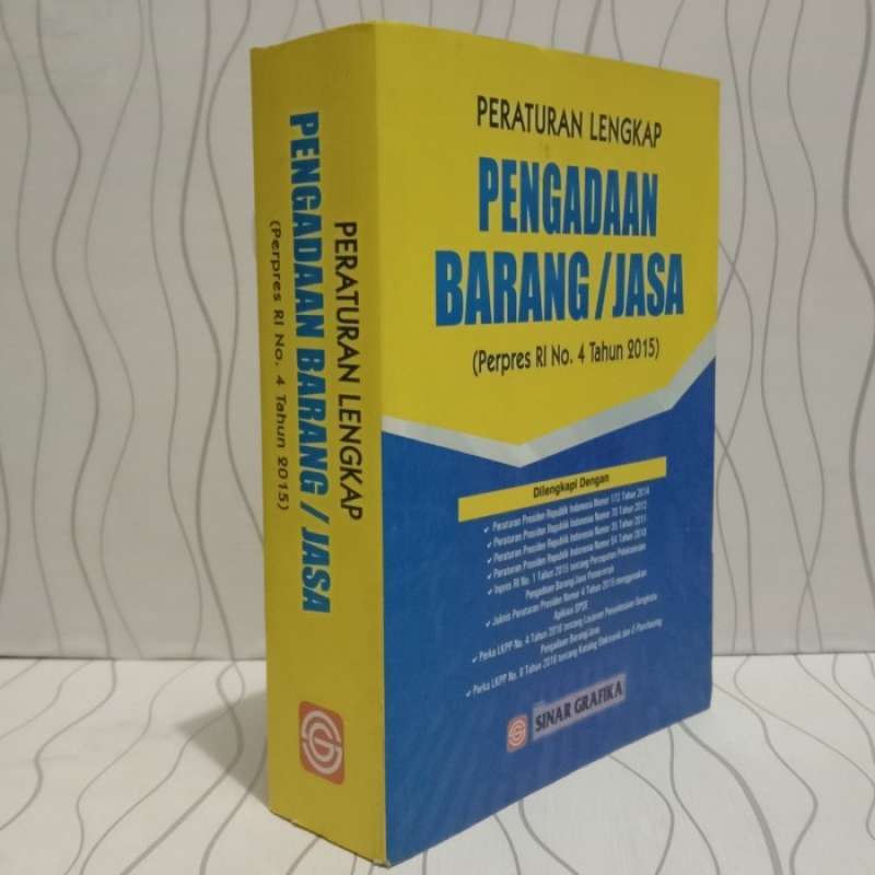 Promo Buku Peraturan Lengkap Pengadaan Barang Dan Jasa Diskon 23 Di