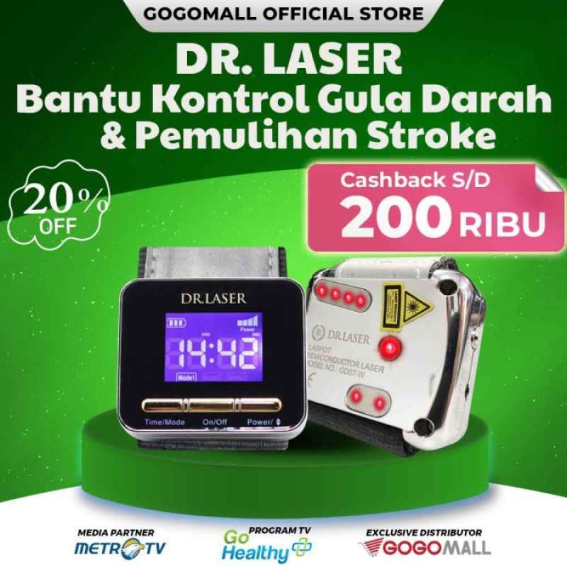 Promo Dr Laser Hi Plus Official Gogomall Alat Terapi Kolesterol Diskon 23% Di Seller Leomord ...