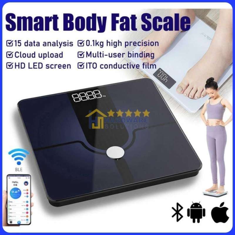 Promo Timbangan Badan Digital Weight Scale Portable Baterai Bluetooth Diskon 23% Di Seller ...