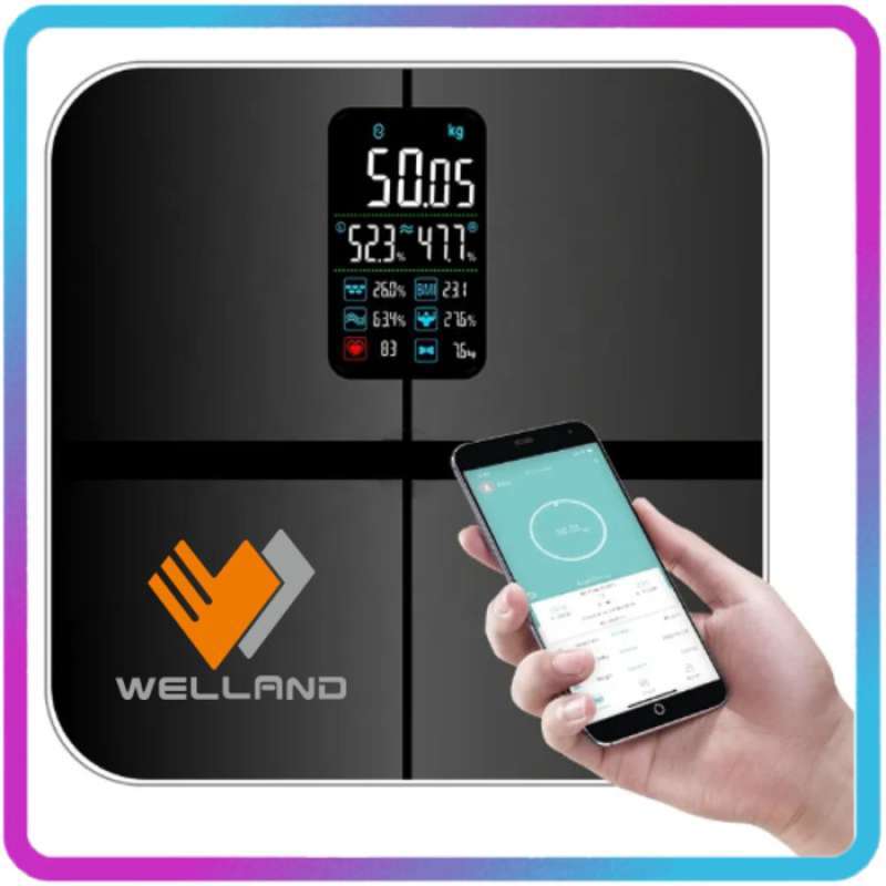 Promo Welland Smart Body Fat Scale With Va Screen Diskon 23% Di Seller Leomord Store - Kebon ...