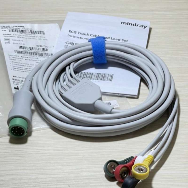Promo Ecg Cable Mindray Original 12pin 5lead Snap Diskon 23% Di Seller ...