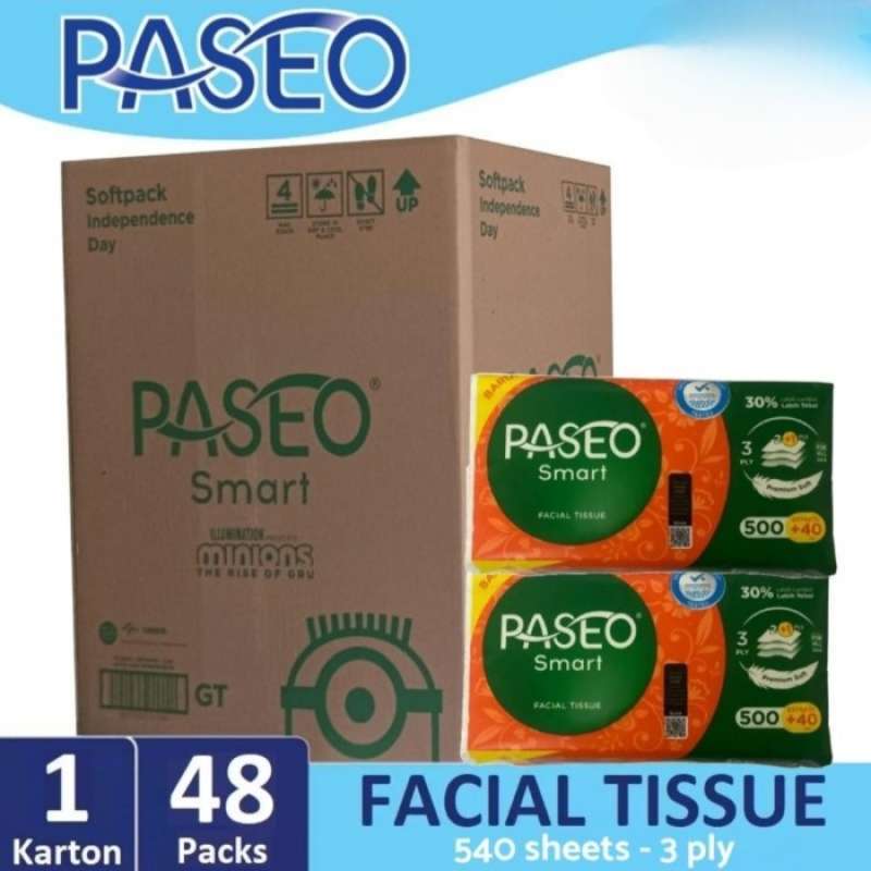 Promo Paseo Smart Tissue 250 Sheets X 48pcs Diskon 23% Di Seller ...