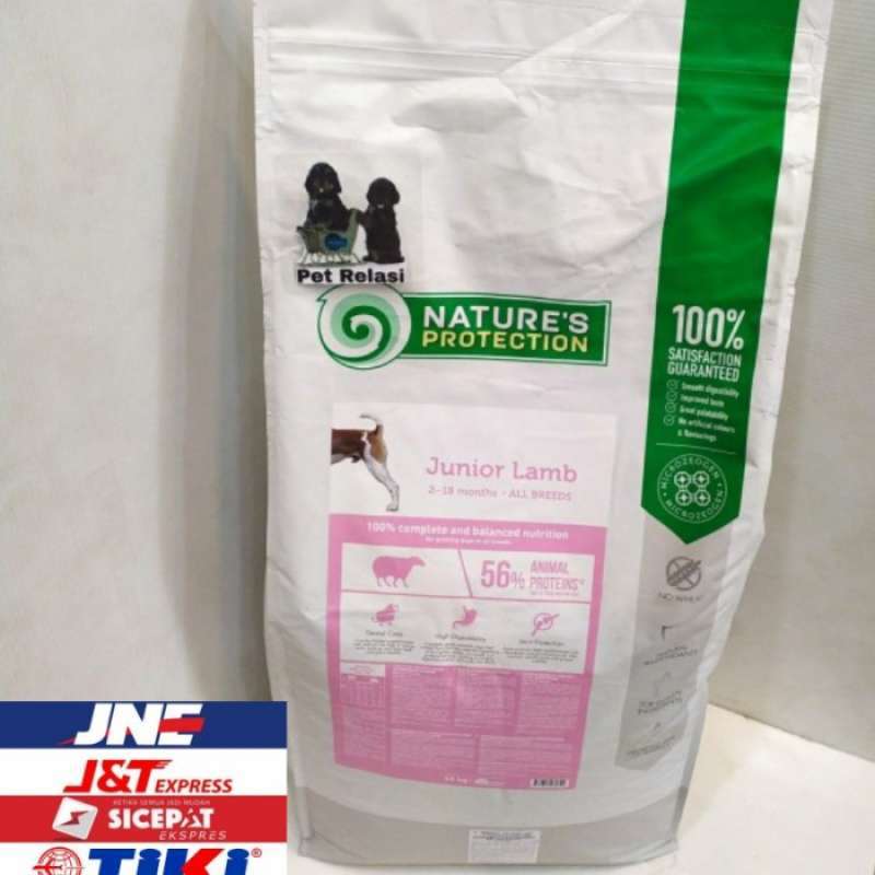 Promo Dog Food Puppy Lamb Natures Protection Junior Lamb 18kg (untuk ...