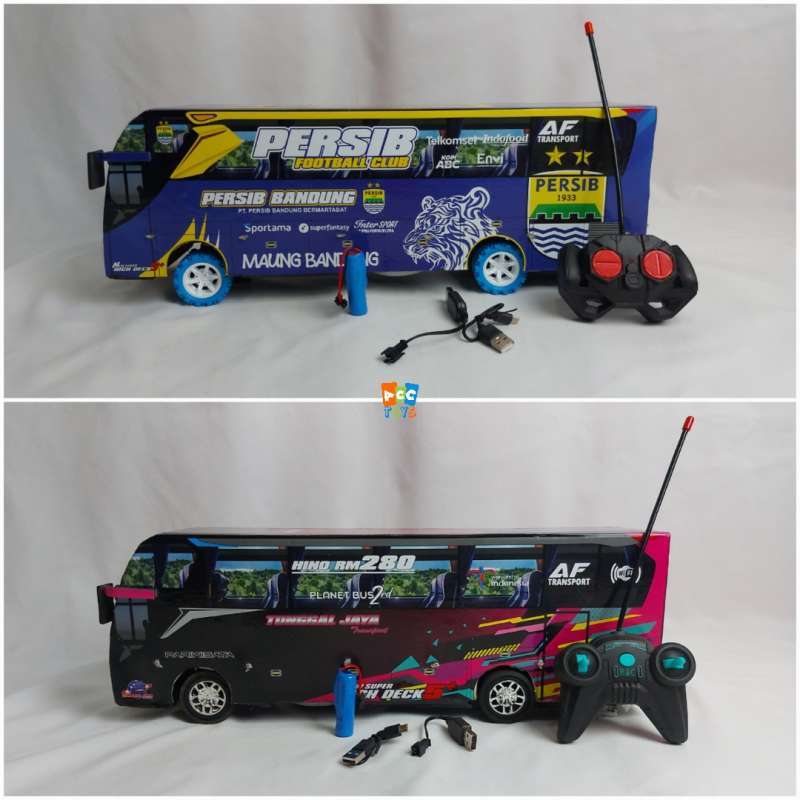 Jual Mainan Remote Control Bis Bus Basuri Telolet Lampu Suara ...