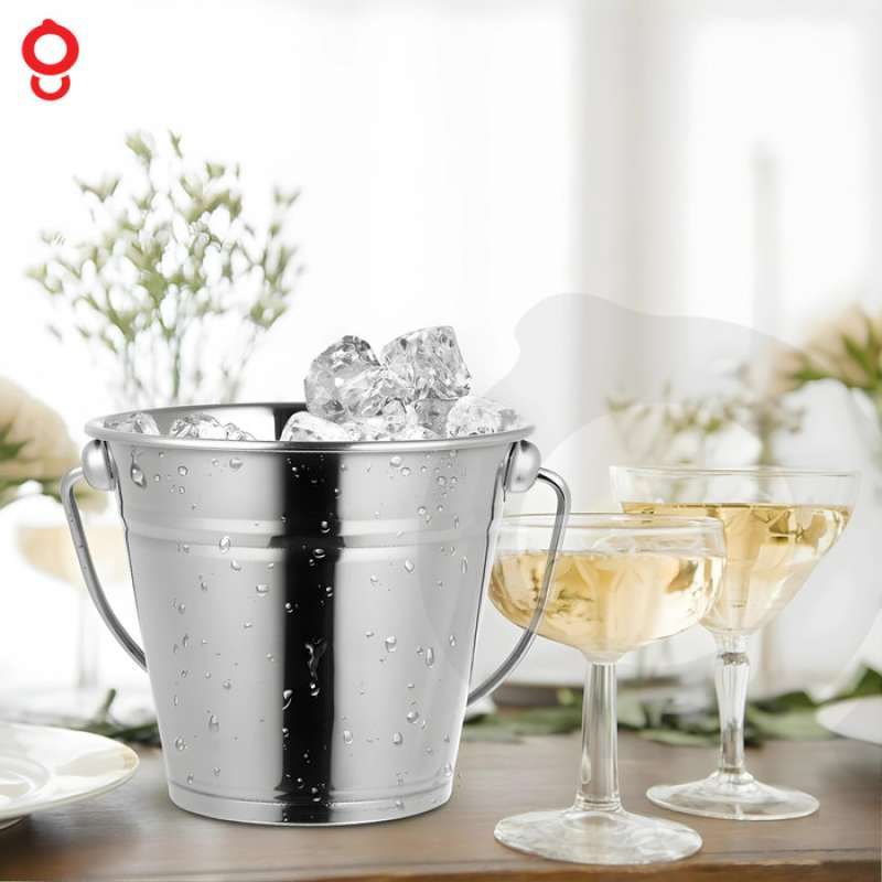 Jual Ganghan Ember Es Batu Stainless Steel | Ice Bucket Wine Cooler ...