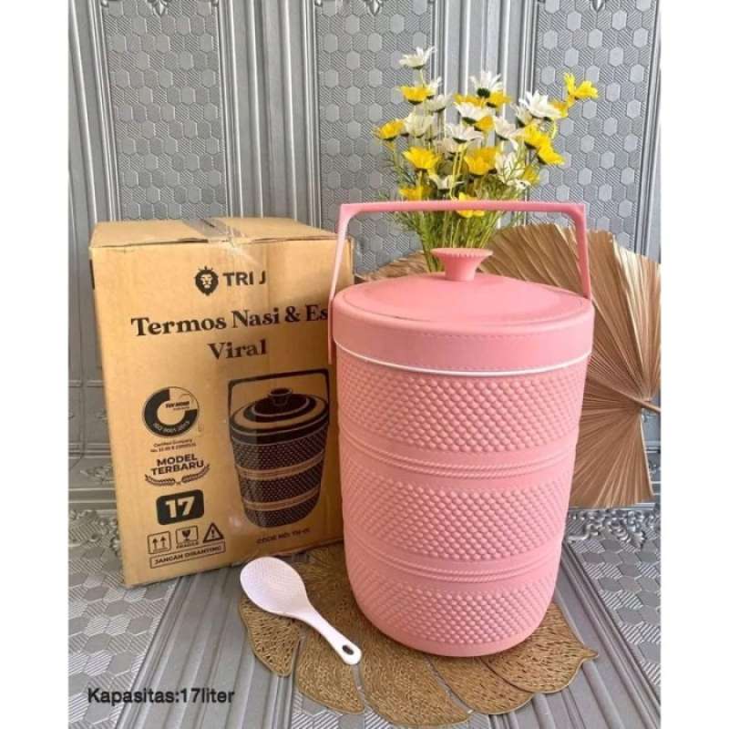 Jual Termos Nasi 17 Liter Tri J / Termos Es / Rice Bucket /ice Bucket ...