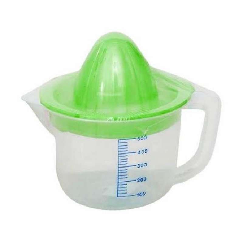 Jual Perasan Jeruk Manual Plastik Green Leaf Alat Peras Jeruk Takar 500 ...