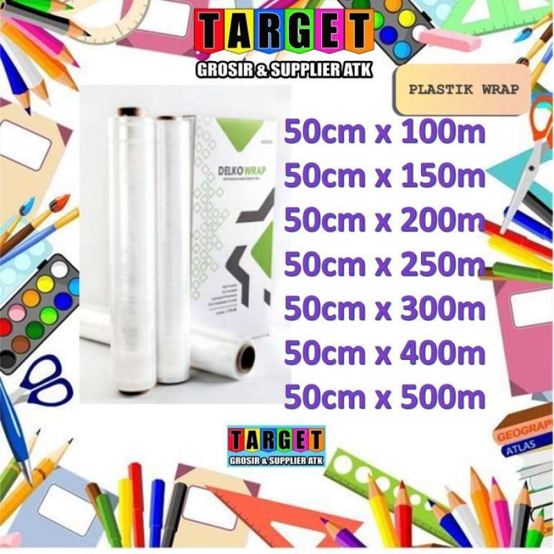 Jual Plastik Wrap 50cm X 300m / Stretch Film 50 Cm Plastic Wraping ...