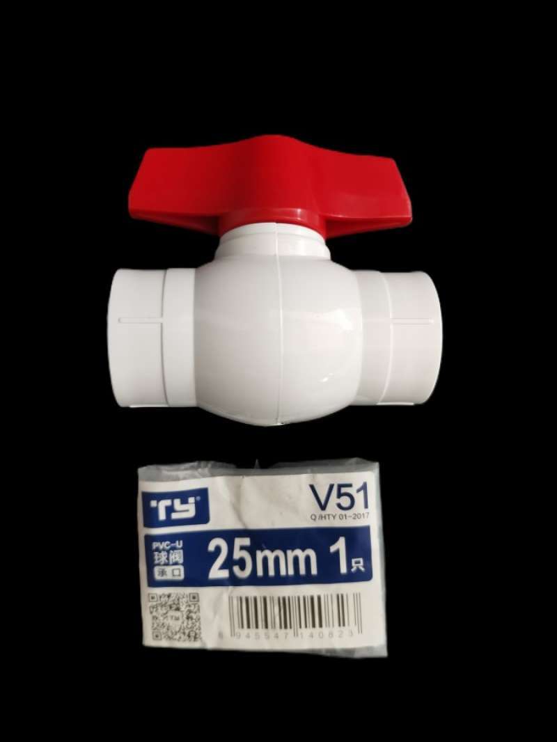 Jual Ty Aquarium Valve Pipa - Pvc / Stop Kran Keran By 3 Pawns V51-25 Mm Di Seller Raindrop ...