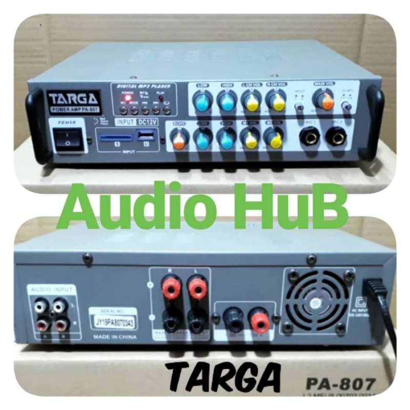 Promo Ampli Targa Pa 807 Amplifier Targa Pa807 Diskon 23% Di Seller Ryoma Store - Kebon Kacang ...