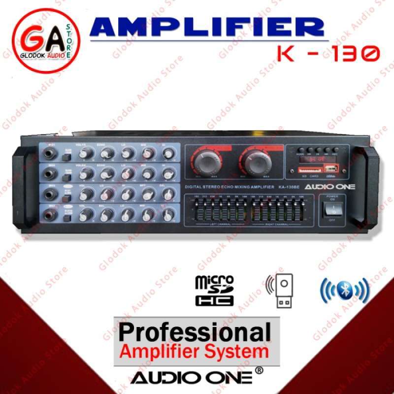Promo Power Ampli Audio One K 130 Original Bukan Merk Bmb, Ashley, Yamaha Diskon 23% Di Seller ...