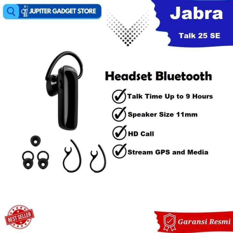 Promo Jabra Talk 25 Se Headset Bluetooth Wireless Earbuds Diskon 23% Di ...