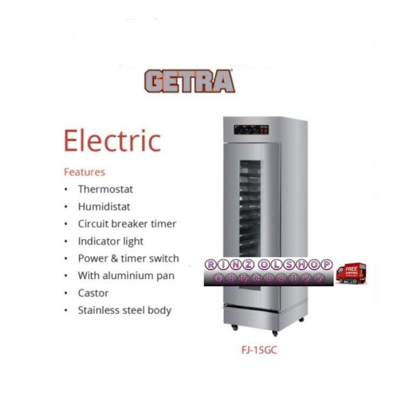 Promo Proofer Getra Fj-15gc Pengembang Adonan Roti Listrik Fj15gc ...
