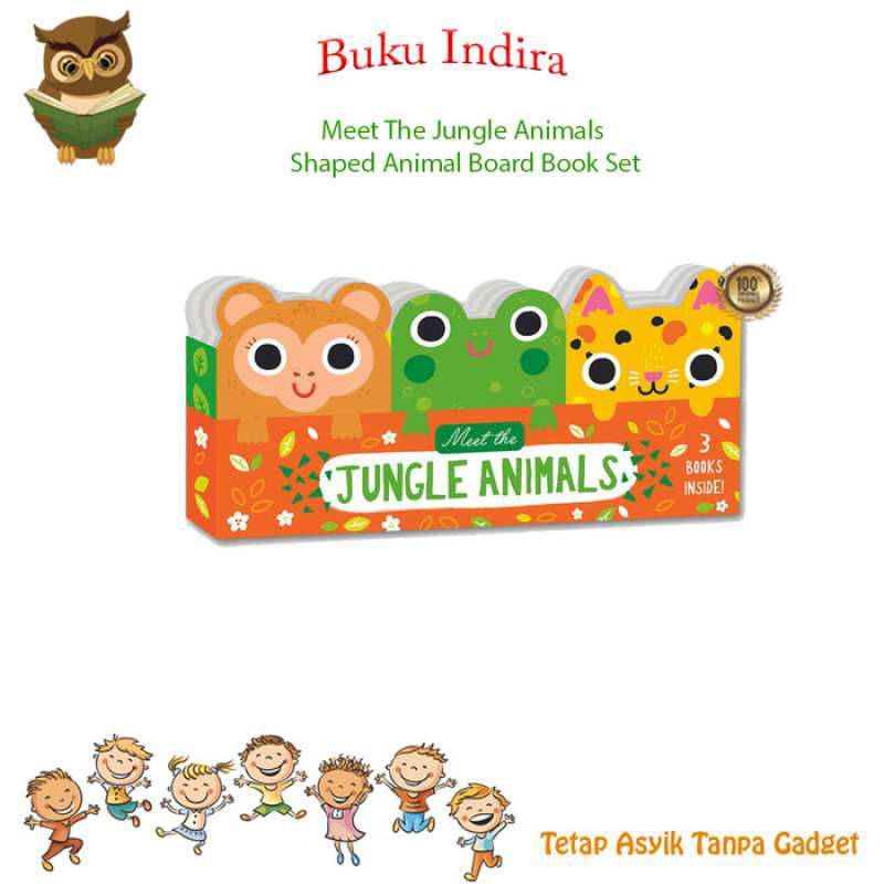 Promo Buku Import Anak Meet The Jungle Animals Diskon 23% Di Seller ...