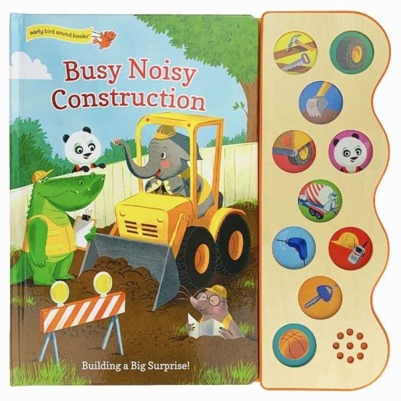 Promo Sound Book - 10 Button S: Busy Noisy Construction Diskon 23% Di ...