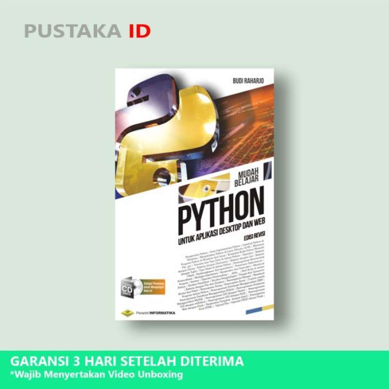 Promo Buku Mudah Belajar Python Untuk Aplikasi Desktop Dan Web Edisi ...
