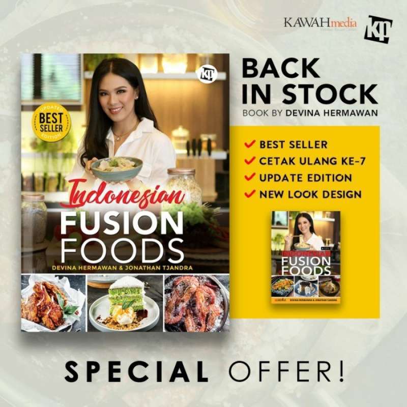 Promo Indonesian Fusion Foods By Devina Hermawan Diskon 23% Di Seller Zawaru Store - Tanah ...