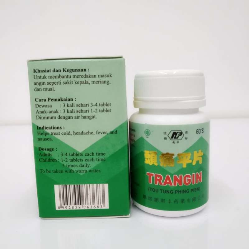 Jual Tangin Tou Tung Phing Pien Untuk Masuk Angin, Demam, Dan Pusing Di ...
