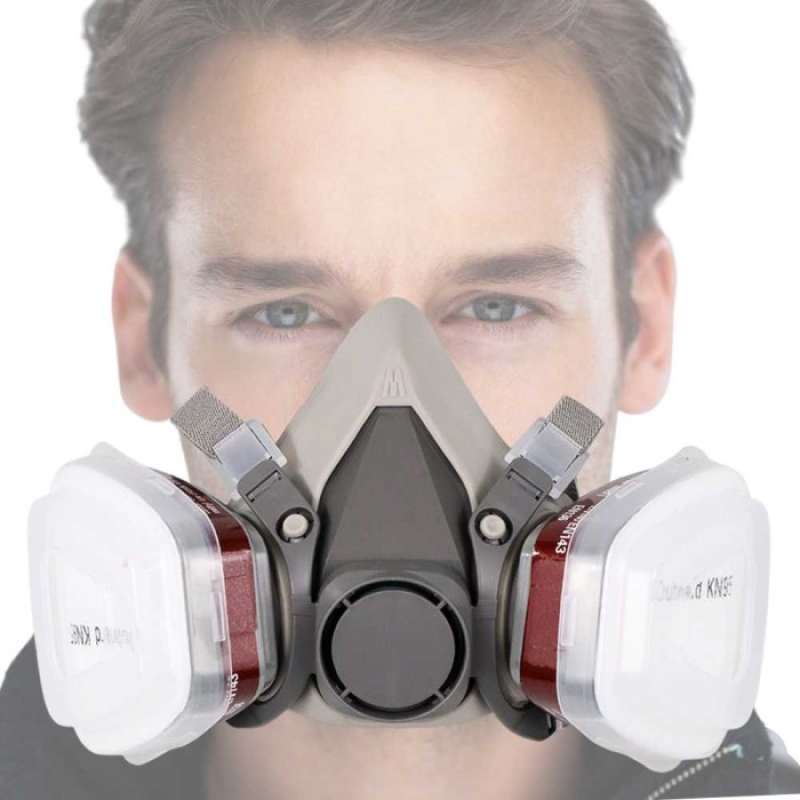 Jual Safety Masker Filter Gas Respirator/asap/cat/asap/masker Lab Kimia ...