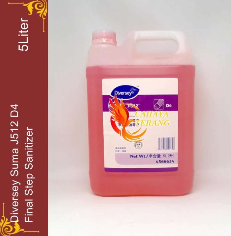 Jual Diversey Suma J512 D4 Final Step Sanitizer 5 Liter Di Seller ...