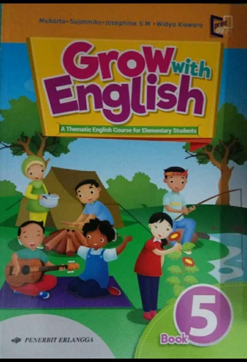 Promo Buku Sd Kelas 5 Grow Wih English 5 Erlangga Diskon 23% Di Seller Zawaru Store - Tanah ...