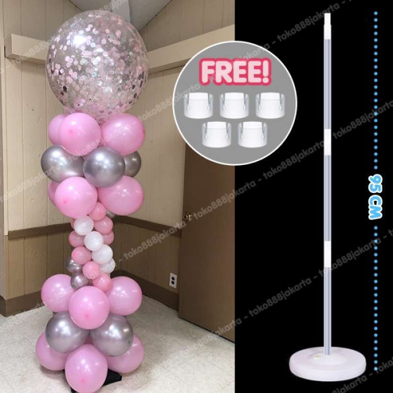 Promo Standing Balloon 95 90 Cm Tiang Balon Dekorasi Dengan Alas ...