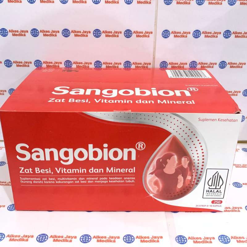 Jual Sangobion 1 Box Isi 25 Strip - Vitamin Penambah Darah Di Seller ...