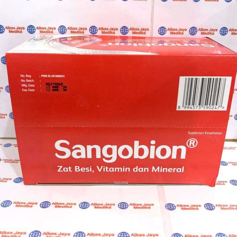 Jual Sangobion 1 Box Isi 25 Strip - Vitamin Penambah Darah Di Seller ...