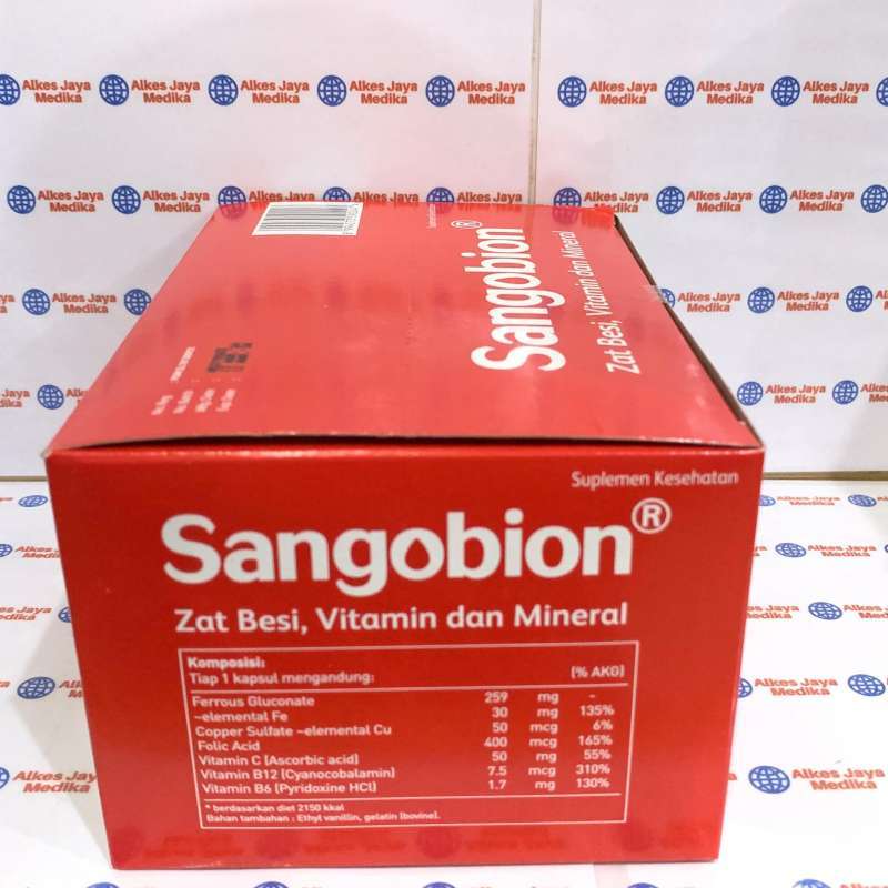 Jual Sangobion 1 Box Isi 25 Strip - Vitamin Penambah Darah Di Seller ...