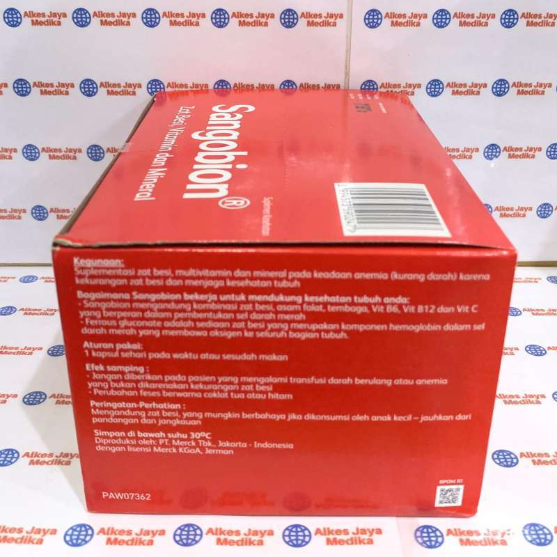 Jual Sangobion 1 Box Isi 25 Strip - Vitamin Penambah Darah Di Seller ...