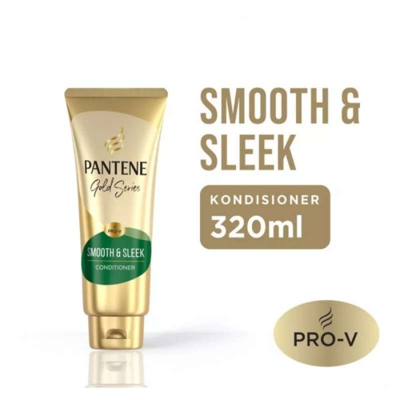 Jual Pantene Gold Series Smooth & Sleek Conditioner 320ml Di Seller ...
