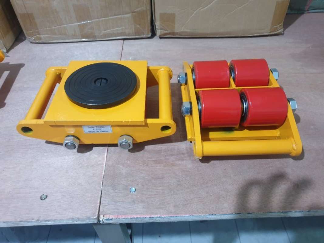 Jual Roller Skate 6 Ton Roda Pemindah Barang 6 Ton Roller Tank Rolled ...