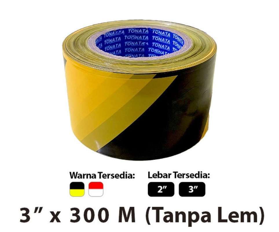Jual Police Line Kuning Hitam / Garis Polisi 3 Inchi X 300 Meter ...