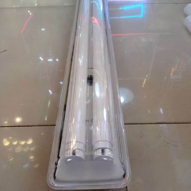 Jual Kap Tl 2x36 Waterproof Ip65 Set + Lampu T8 Led 18 Watt - 6000k ...